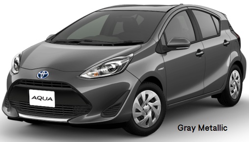 New Toyota Aqua body color: Gray Metallic