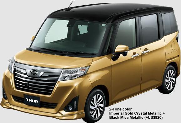 New Daihatsu Thor Custom Body colors photo, Exterior colour picture ...