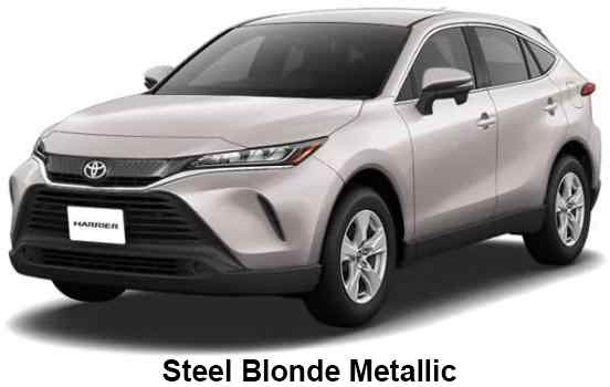 New Toyota Harrier Hybrid Body colors photo, Exterior colour picture ...