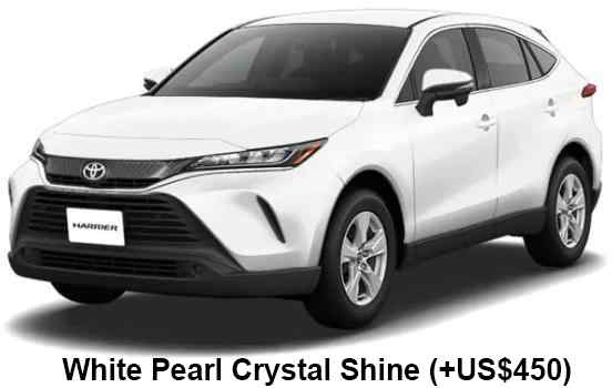 New Toyota Harrier Hybrid Body colors photo, Exterior colour picture ...