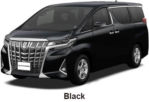 New Toyota Alphard Body color photo, Exterior colour picture, colors image